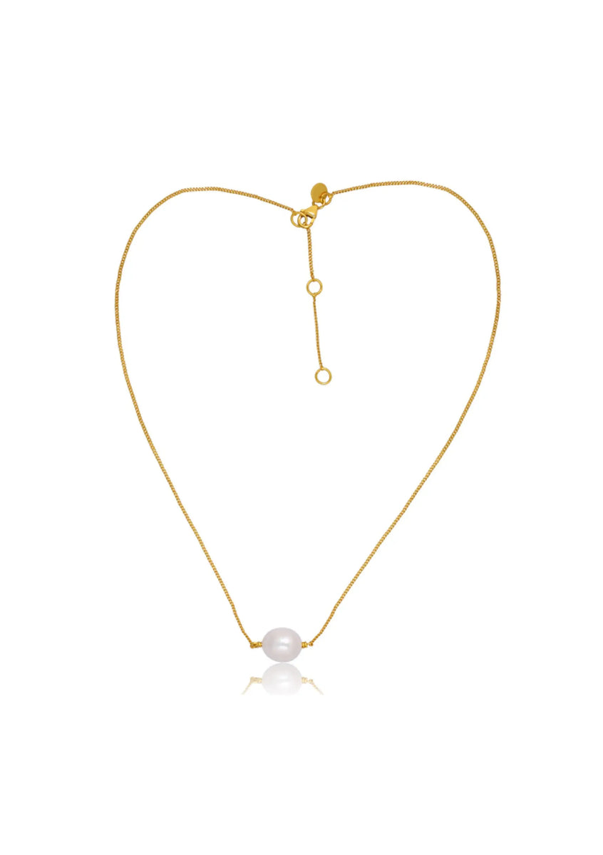18ct Gold CLARA Necklace - Bridal Jewellery Australia